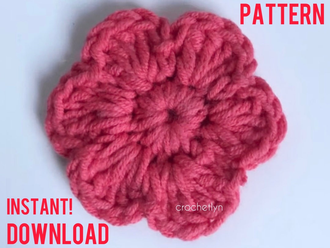 Crochet Basic Flower Pattern - Etsy