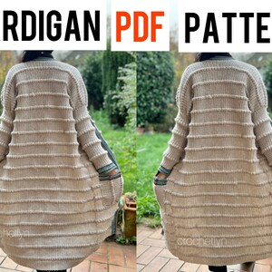 Crochet Pattern / Long Crochet Duster Cardigan - Etsy