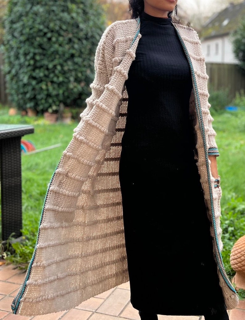 Crochet Pattern / Long Crochet Duster Cardigan - Etsy