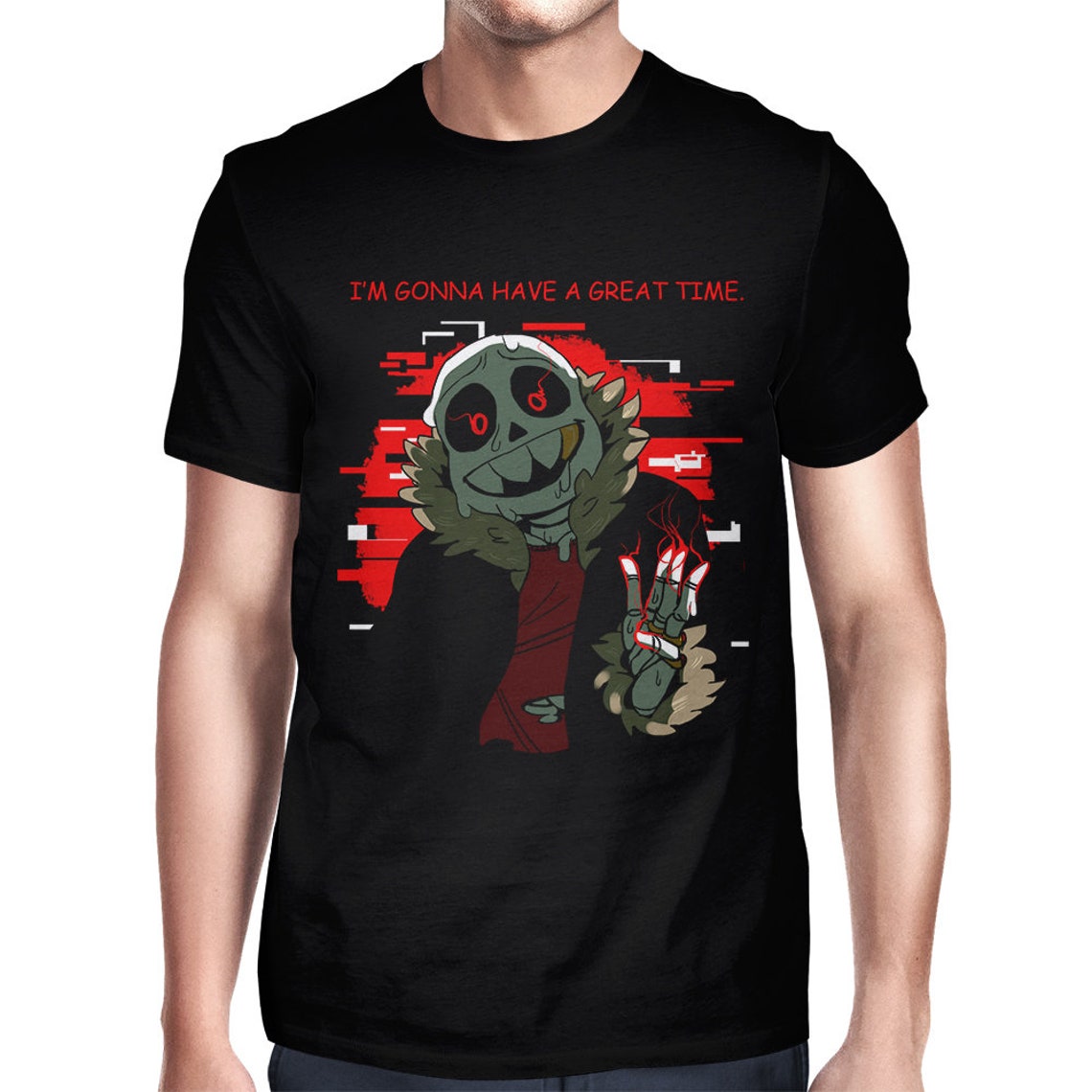 Undertale Sans Art T-Shirt 100% Cotton Tee Hombres y Mujeres | Etsy