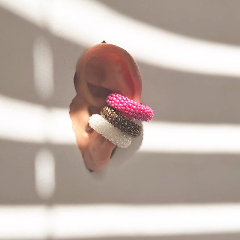 Pink Ear Cuff No Piercing - Etsy