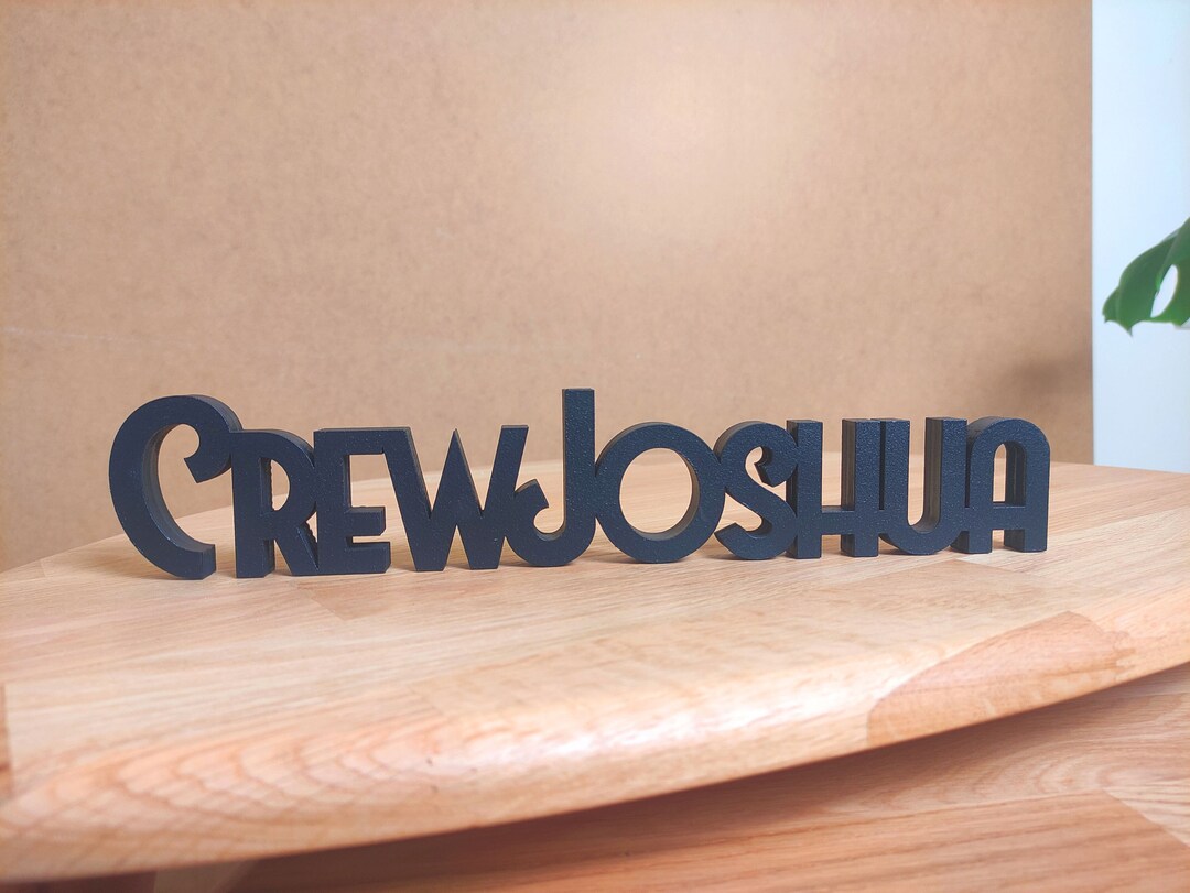 Free Standing Personalized Custom Name Sign, Family Name Sign, Wedding ...