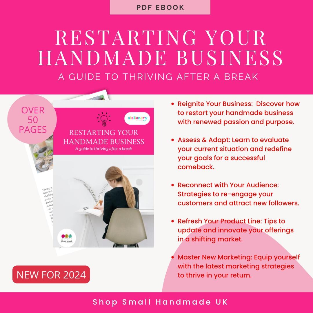 How to Restart Your Handmade Business: Comprehensive Ebook Guide for ...