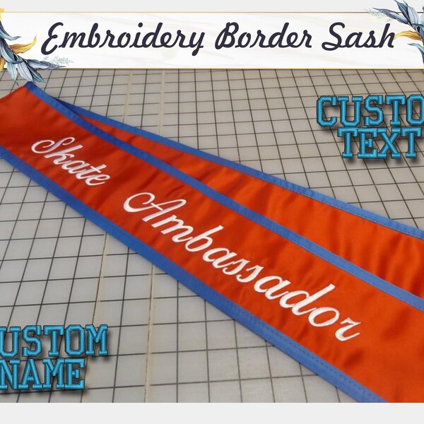 Custom Sash - Etsy