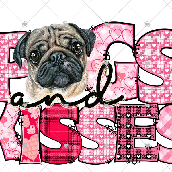 Pugs and Kisses - Etsy