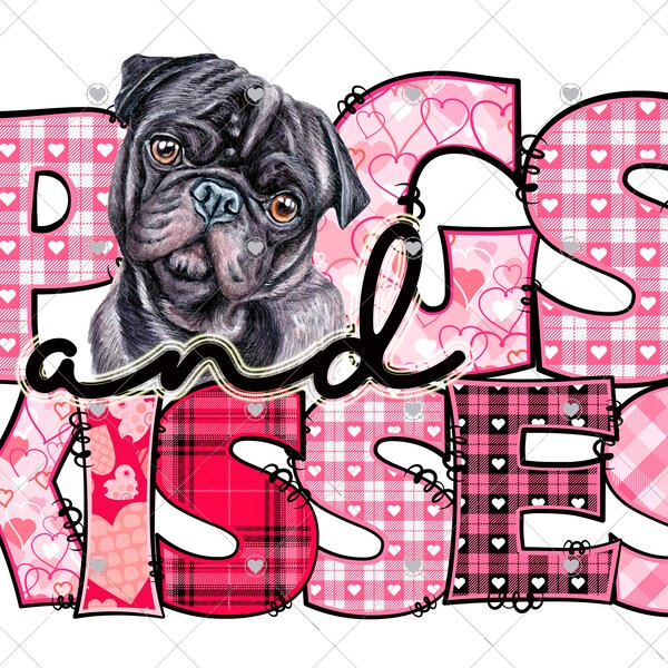 Pug Valentine - Etsy