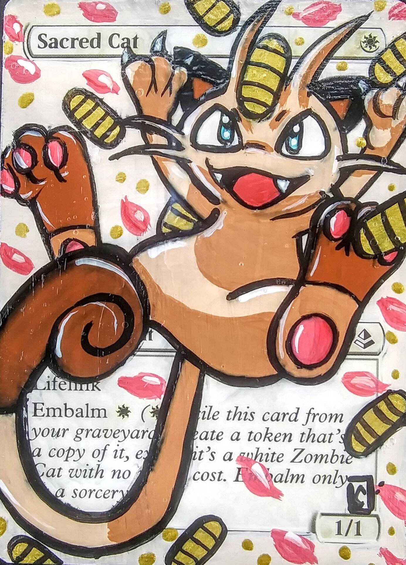 SFW CUSTOM Altered Art MTG Cards land Creatures Instant - Etsy