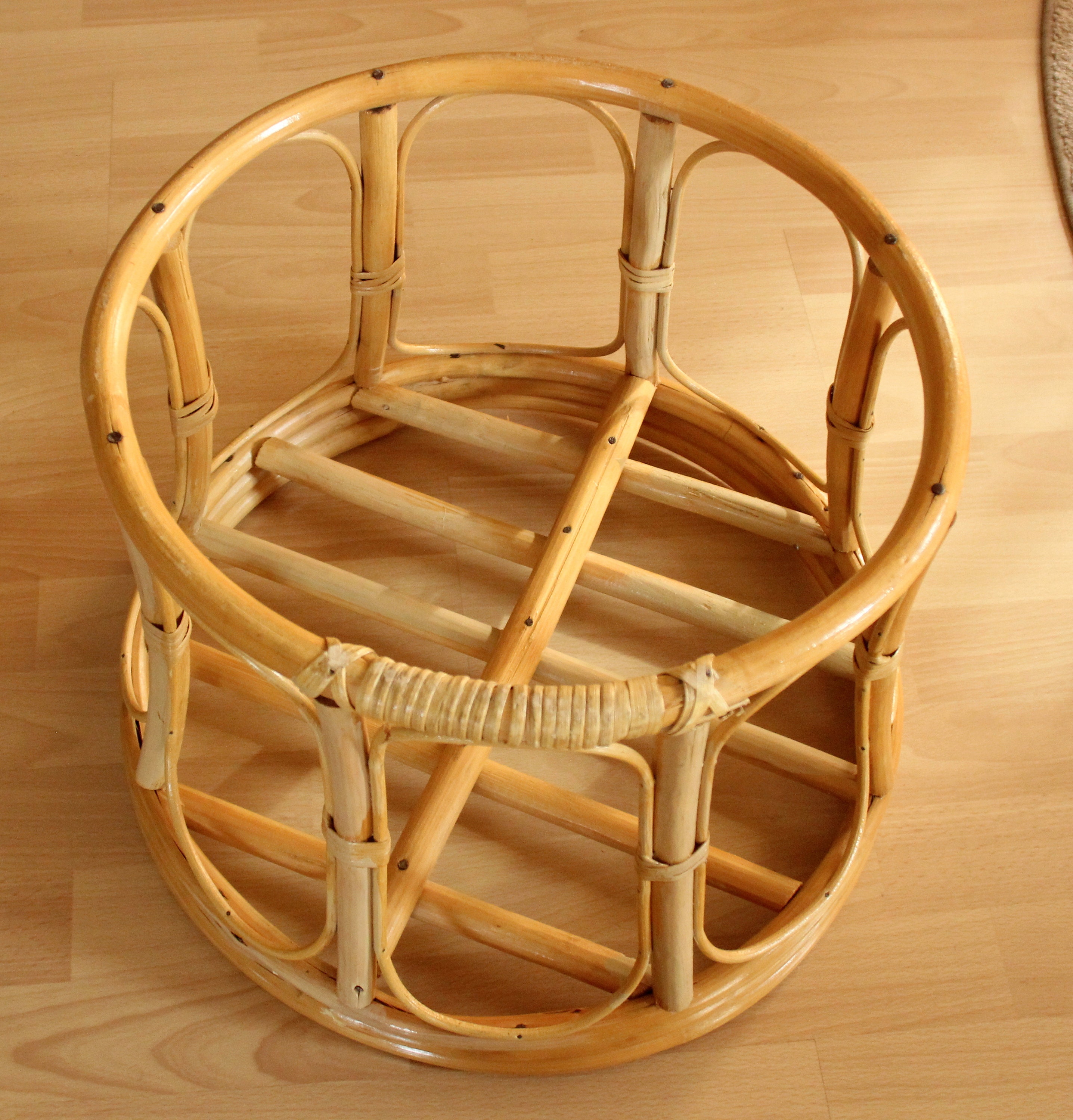 Bamboo Rattan Side Table Without Glass Plate Flower Stool - Etsy