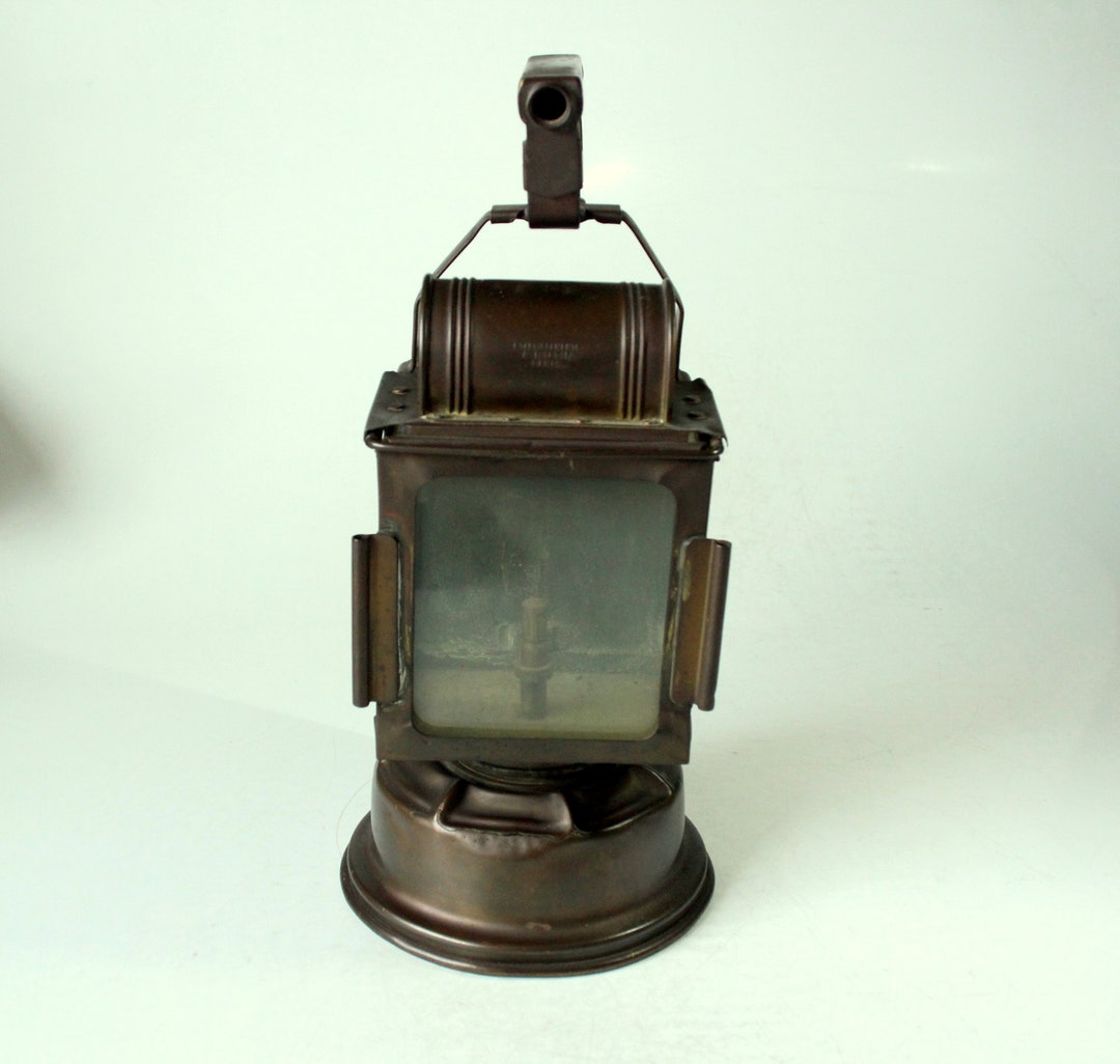 1930s - Beautiful Old Carbide Lamp A. Butin - Paris - Coachman's Lamp ...