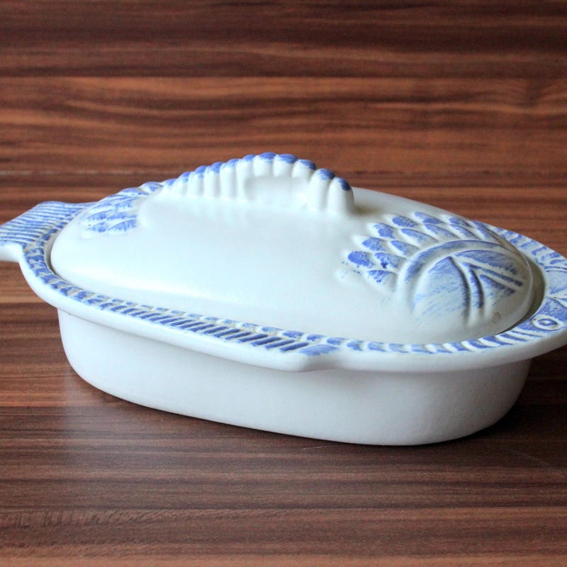 Butter Dish With Fish - Etsy UK