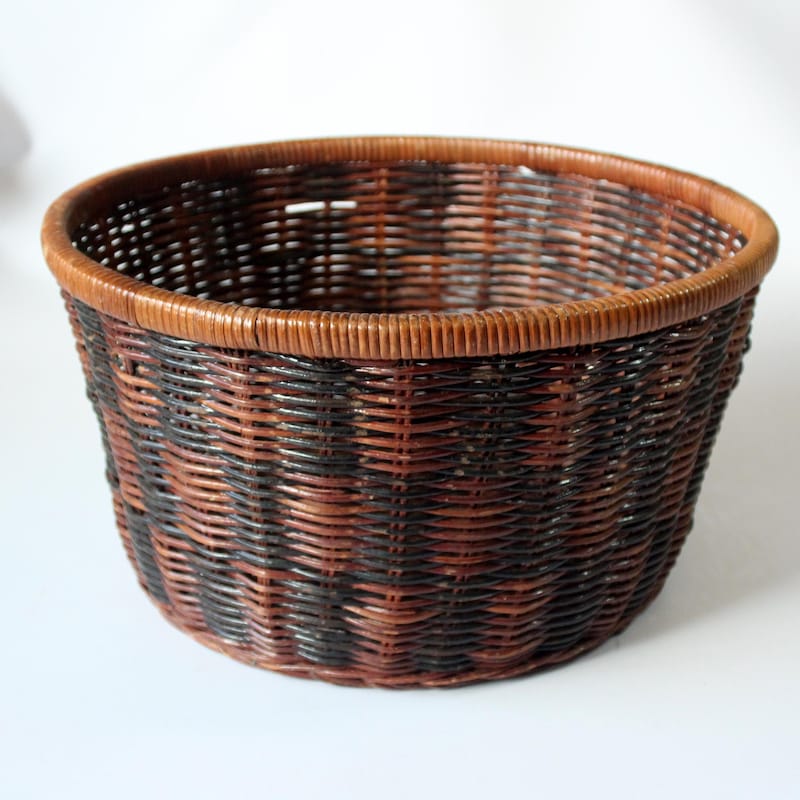 Large Rattan Planter - Etsy