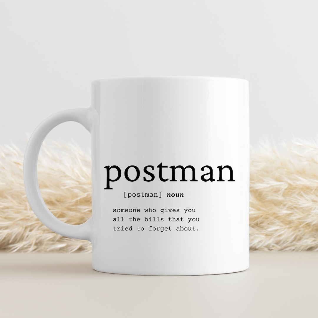 Postman Mug, Postman Gift Idea, Postman Appreciation Gift, Postman ...
