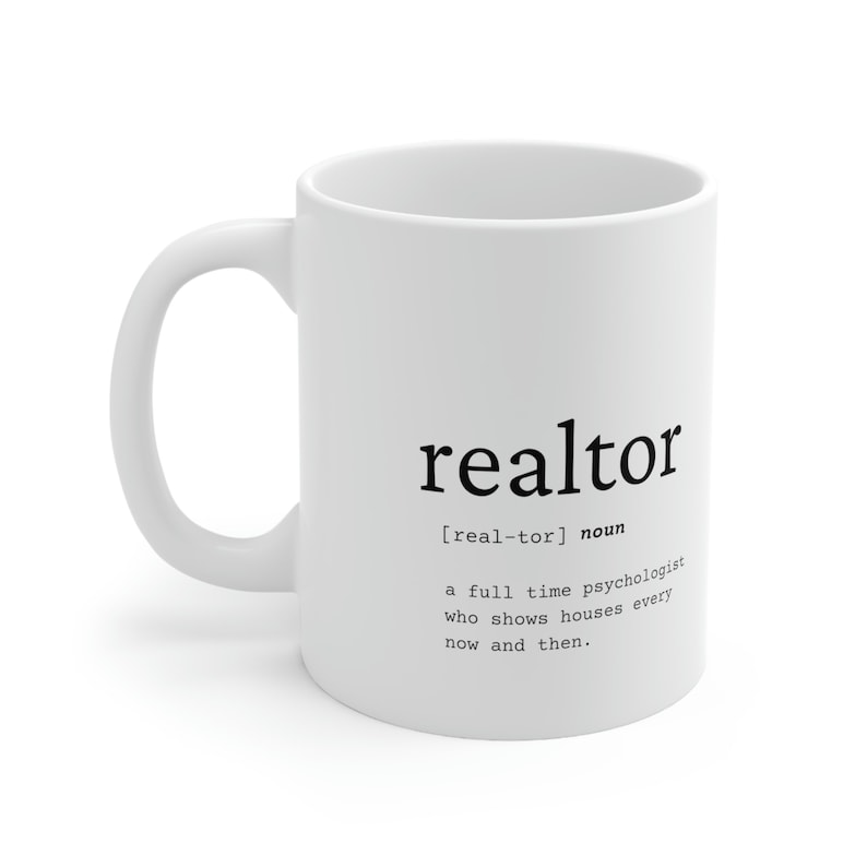 Realtor Mug, Gift for Realtor, Funny Realtor Mug, Realtor Definition ...