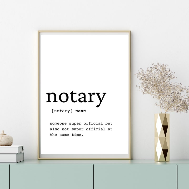 Notary Definition Wall Art Notary Gift Idea Notary Digital Etsy notary-definition-wall-art-notary-gift-idea-notary-digital-etsy