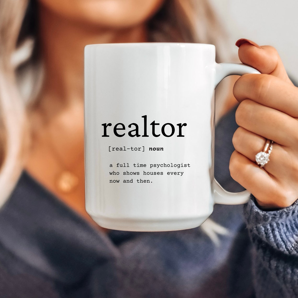 Realtor Mug, Gift for Realtor, Funny Realtor Mug, Realtor Definition ...