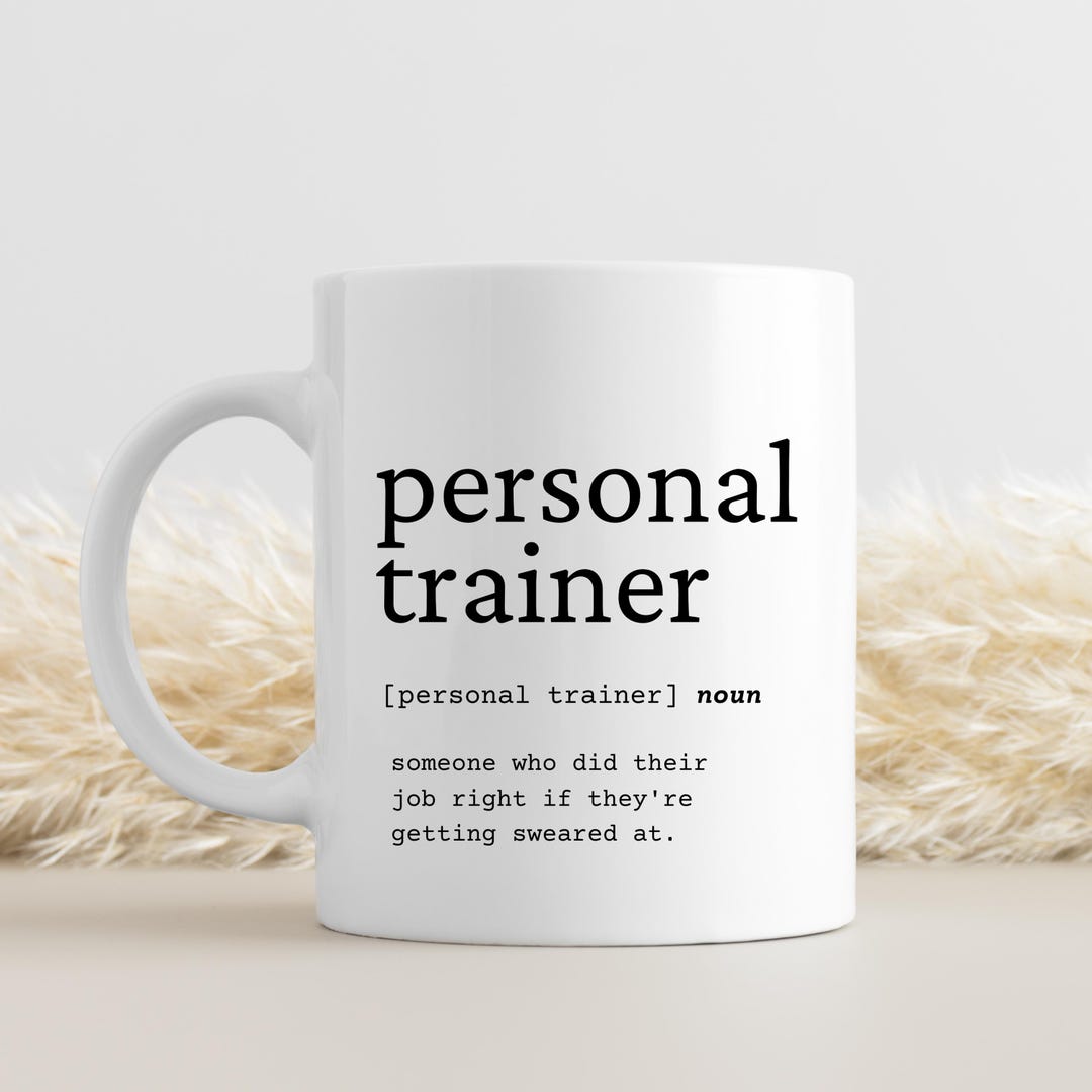 Personal Trainer Mug, Personal Trainer Gift Idea, Personal Trainer ...