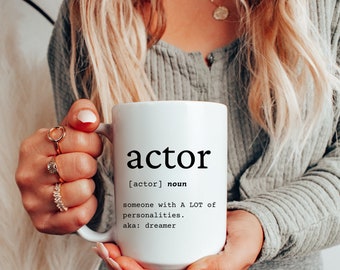 Actor Mug Actor Gifts Actor Cup Funny Actor Gift Present - Etsy
