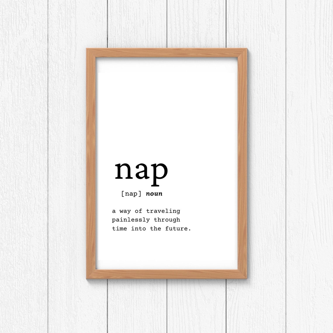 Nap Definition Wall Art, Digital Download, Definition Home Decor ...