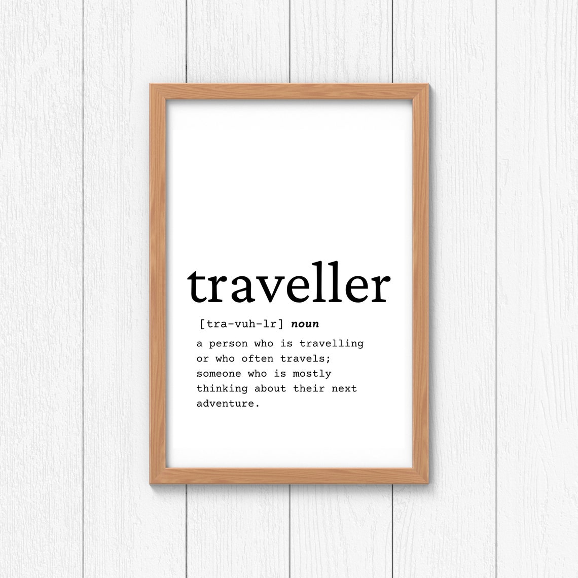 Traveller Definition, Traveller Wall Art, Traveller Digital Print ...