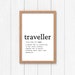 Traveller Definition, Traveller Wall Art, Traveller Digital Print ...