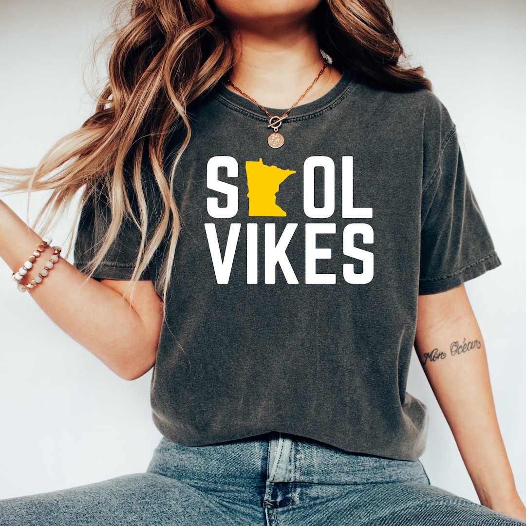 Skol Vikes Shirt, Skol Vikes Comfort Colors Oversize Minnesota Football ...