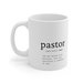 Pastor Mug, Pastor Definition Mug, Pastor Gift Idea, Gift Idea for ...