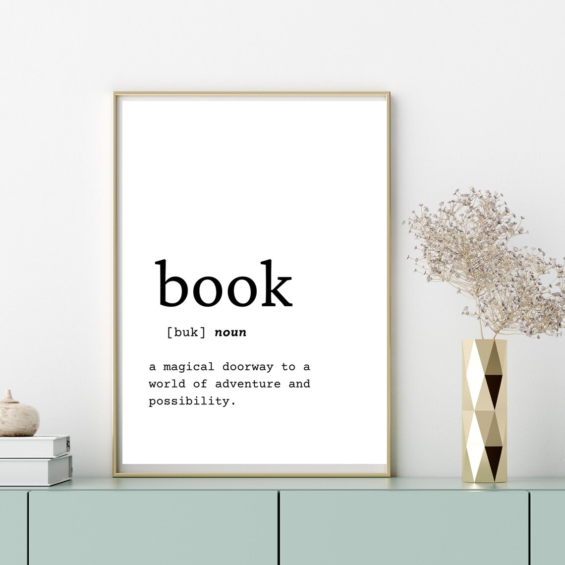 Book Definition Wall Art, Digital Download, Definition Decor, Digital ...