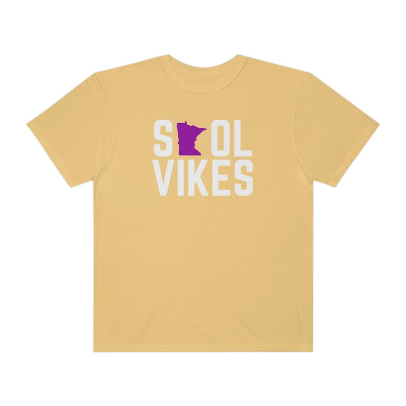 Skol Vikes Shirt Skol Vikes Comfort Colors Oversize Minnesota - Etsy