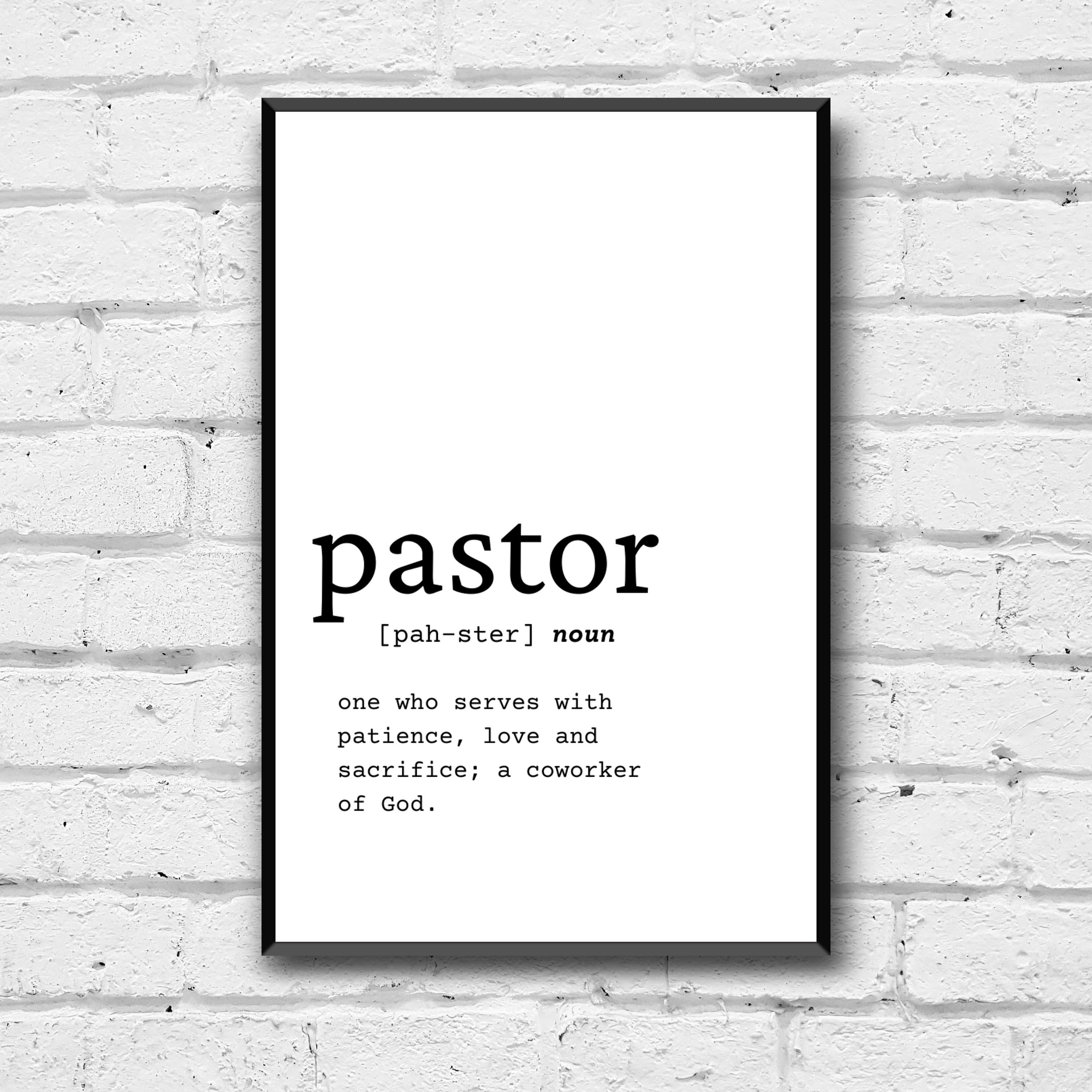 Pastor Definition Wall Art, Digital Download, Definition Home Decor ... Pastor Definition Wall Art, Digital Download, Definition Home Decor ...