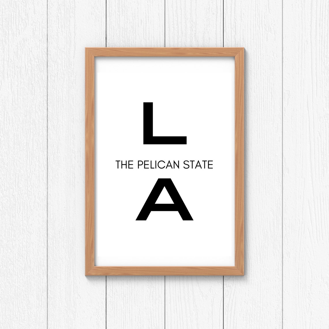 Louisiana State Wall Art, Digital Download, Louisiana Initials Home ...