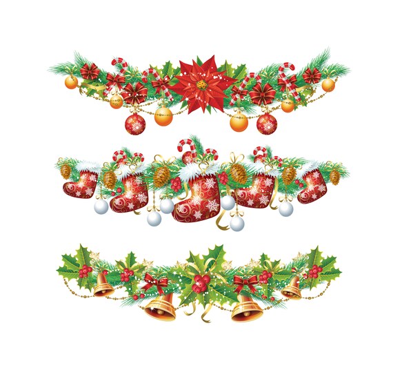 Merry Christmas Clip Art Banner