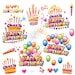 Happy Birthday Digital Clipart, Party Décor, Happy Birthday PNG, EPS - Etsy