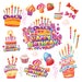 Happy Birthday Digital Clipart, Party Décor, Happy Birthday PNG, EPS - Etsy
