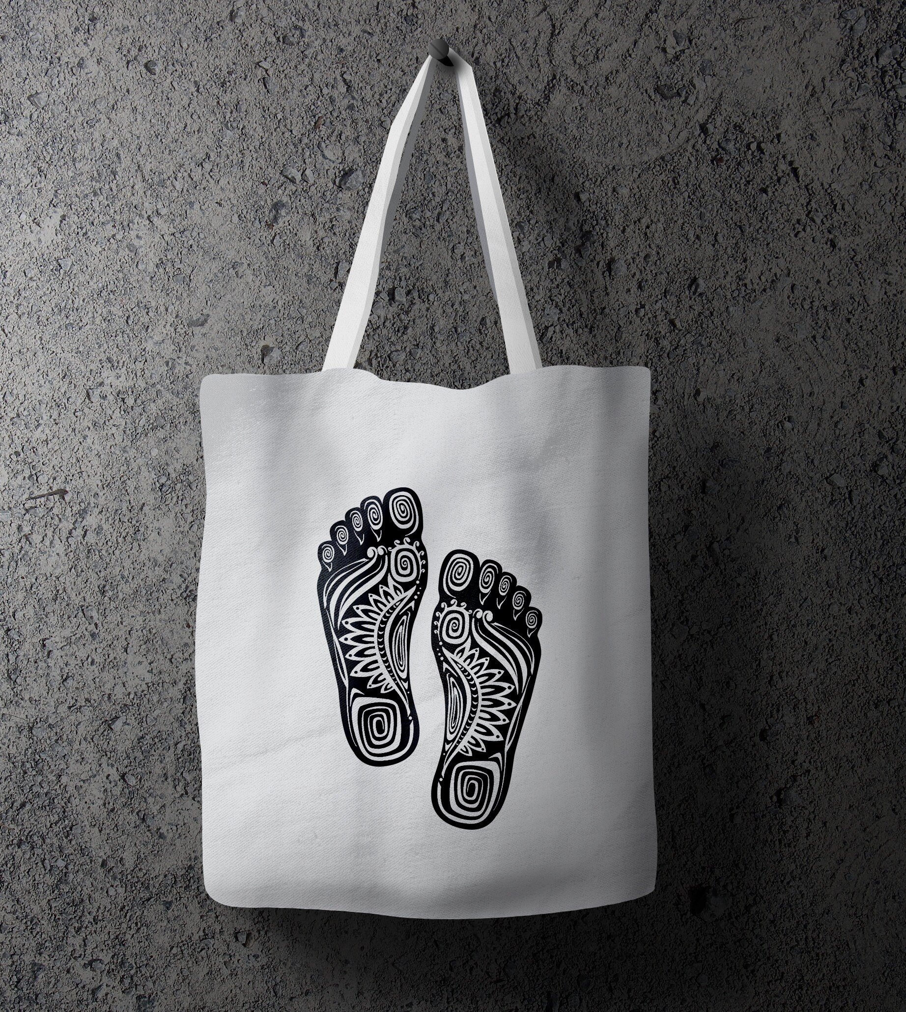 Footprint Clipart Bundle SVG PNG EPS | Tribal Footprint Digital File - Etsy