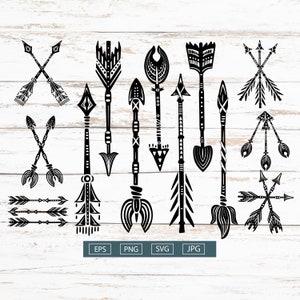 Arrows Bundle Clip Art SVG, PNG, EPS, Cricut, Silhouette - Etsy