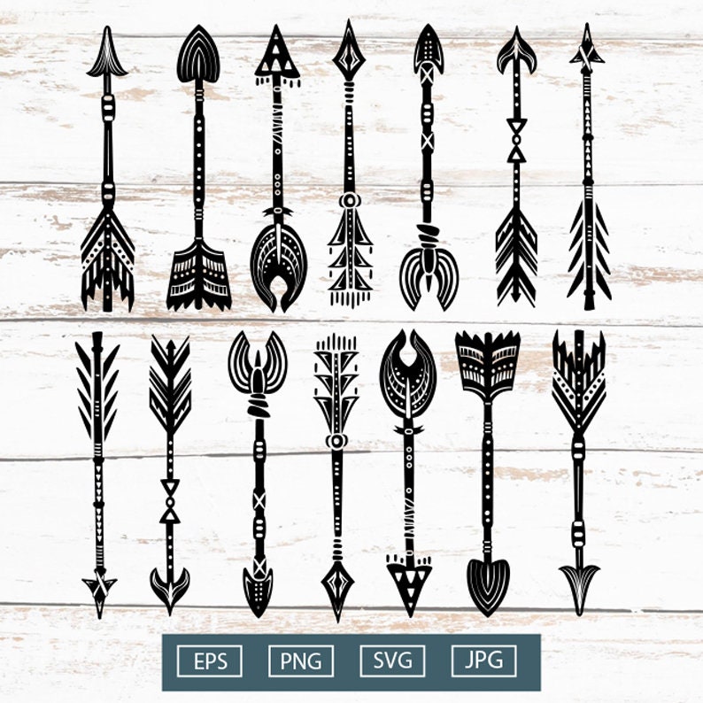 Arrows Bundle Clip Art SVG, PNG, EPS, Cricut, Silhouette - Etsy