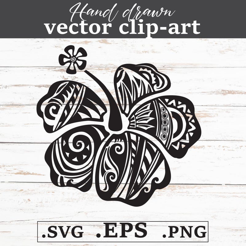 Hawaiian Tribal Svg - Etsy