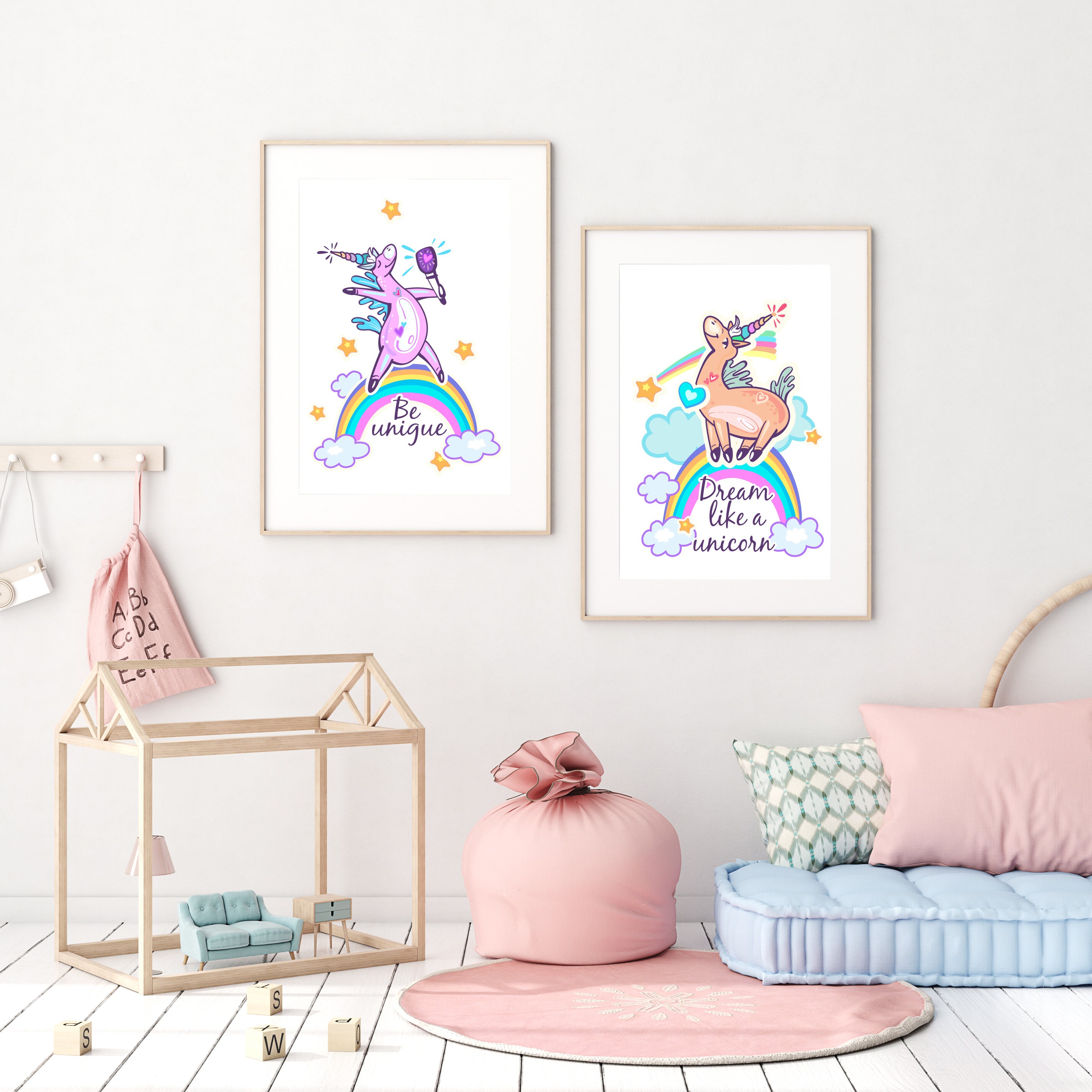Unicorn Dreams Digital Clipart, Vector Clipart, Party Unicorns - Etsy