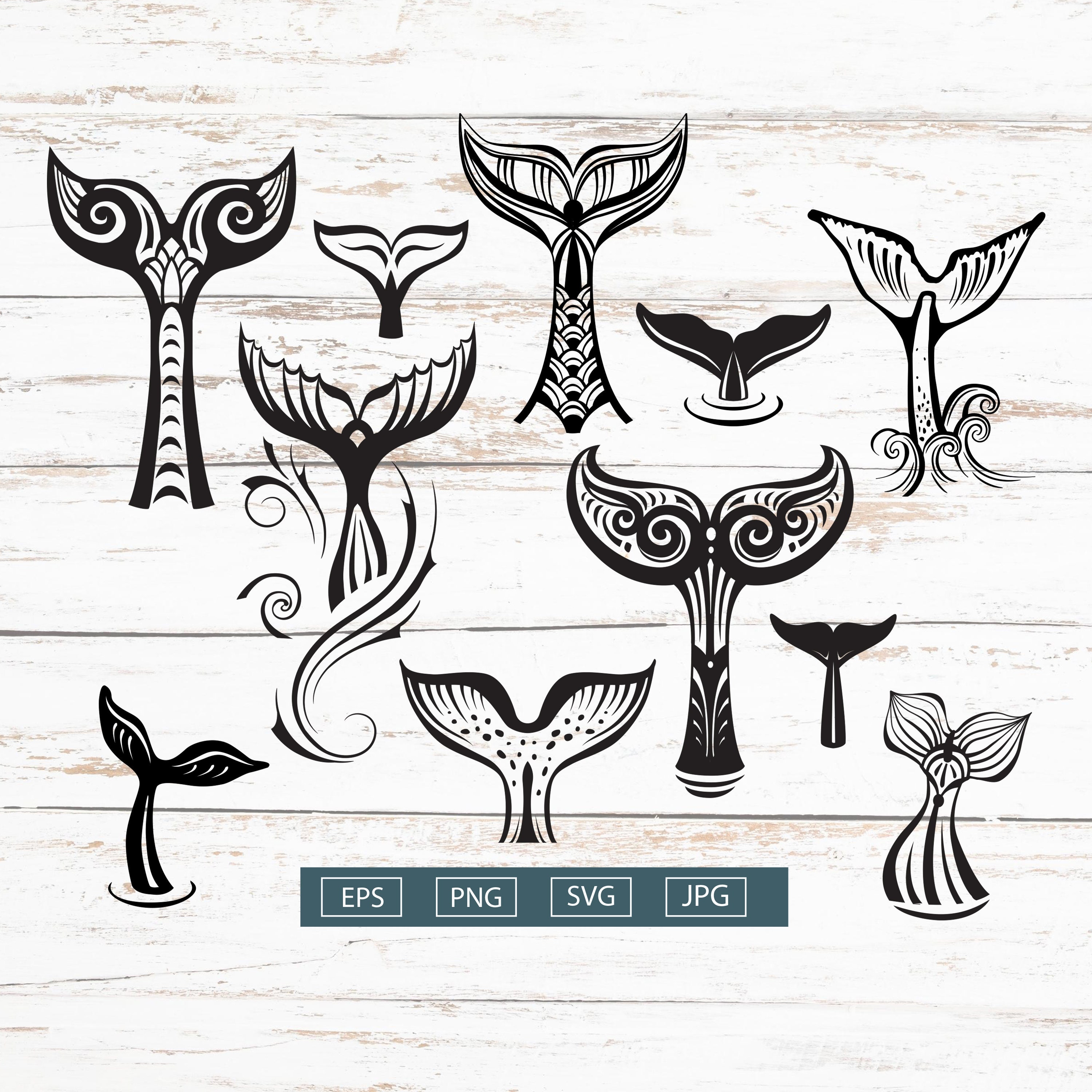 Whale Tail Svg Mermaid Tail Svg Orca Svg Whale Tail Clipart Mermaid