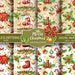 Christmas DIGITAL Papers Scrapbook Papers Digital Paper - Etsy