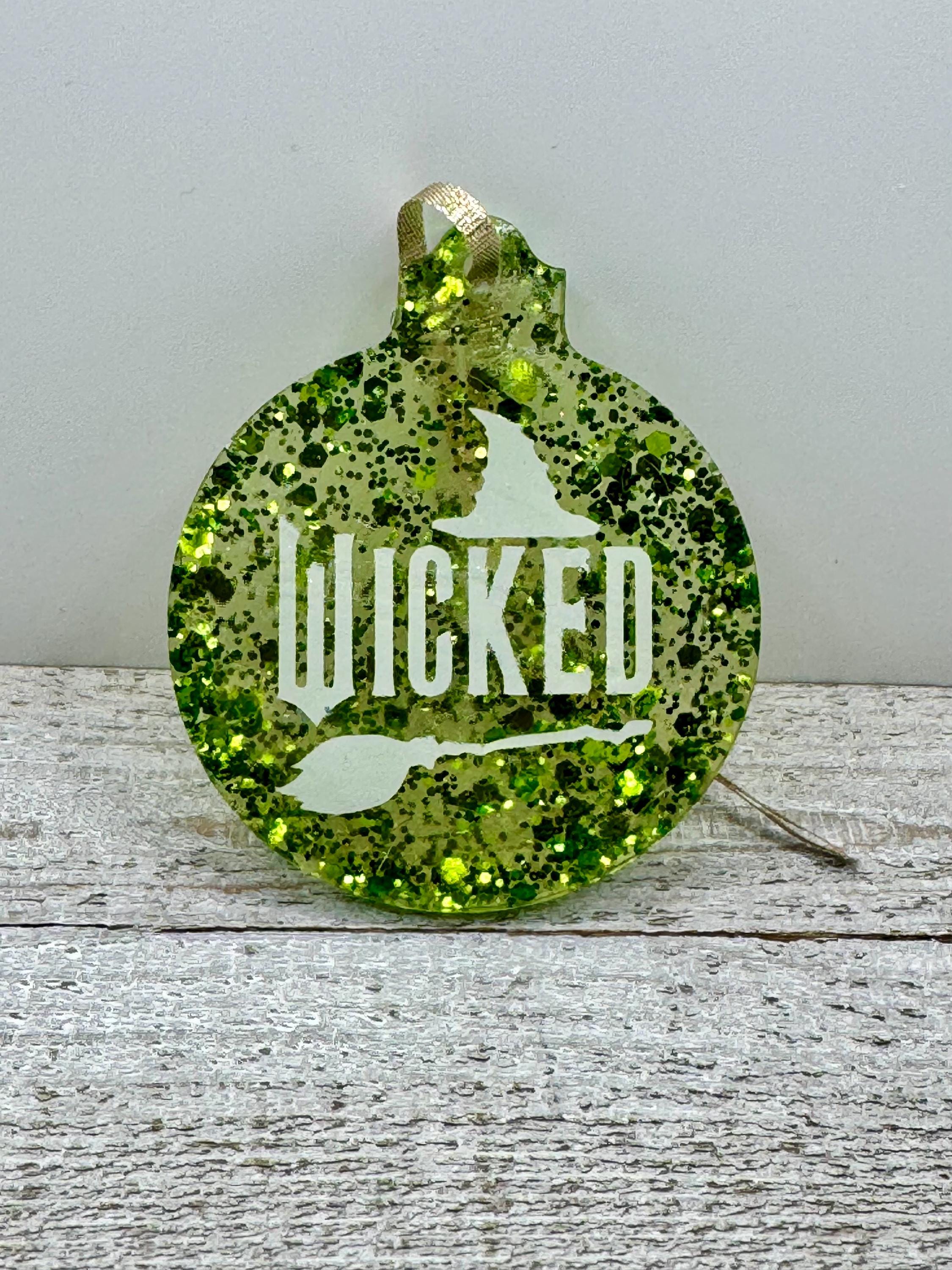 Wicked Inspired Resin Christmas Tree Ornaments (AJ) - Etsy