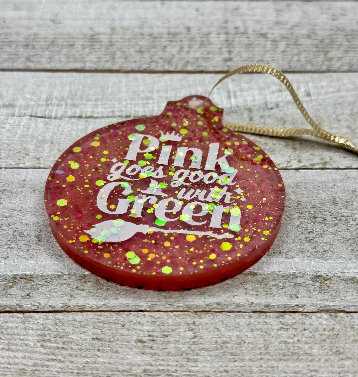 Wicked Inspired Resin Christmas Tree Ornaments (AJ) - Etsy