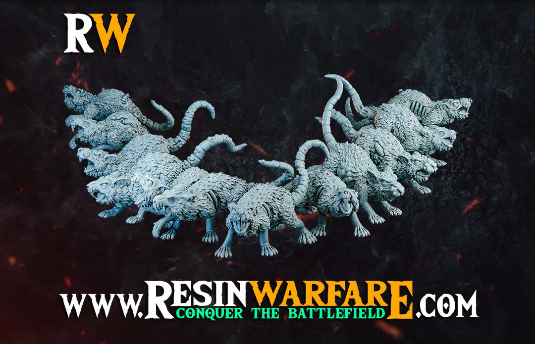 Giant Pox Rats Unholy Brotherhood Ravenous Hordes 12 - Etsy