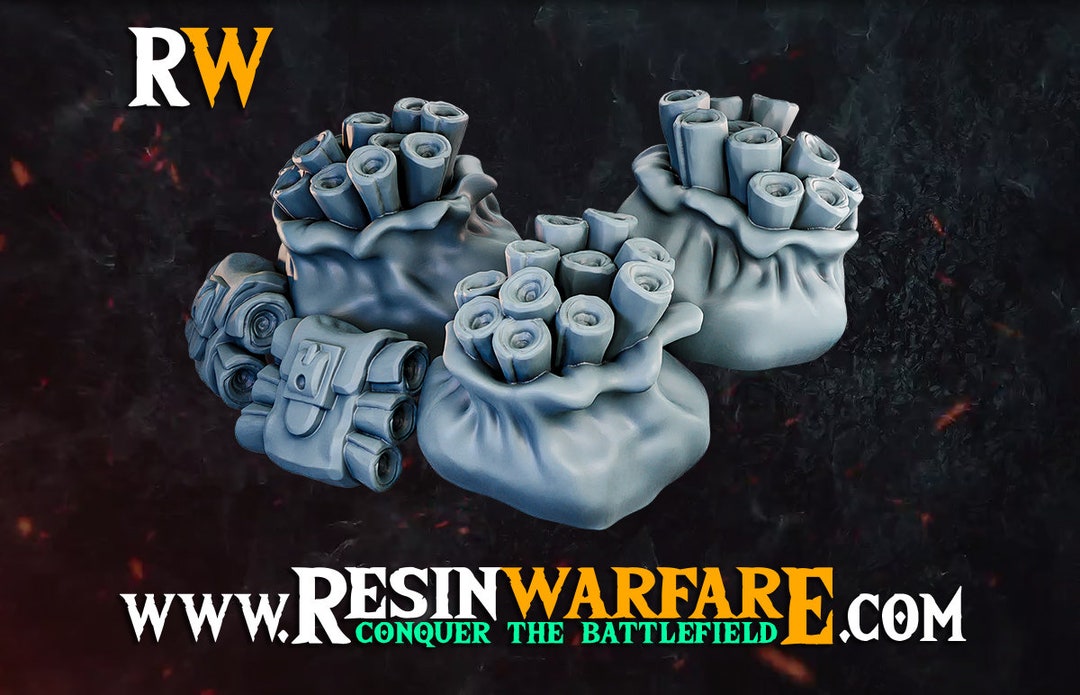 Scroll Bags, Paper Rolls Bags, Resources and Ammo, Scenery, Decoration ...