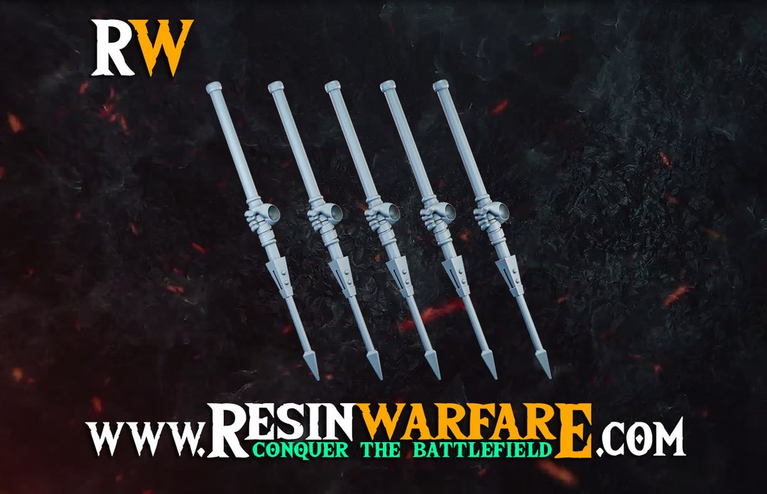 Javelin, Light Pilum, Reverse, Right Hand, Body Parts and Props, Bits ...