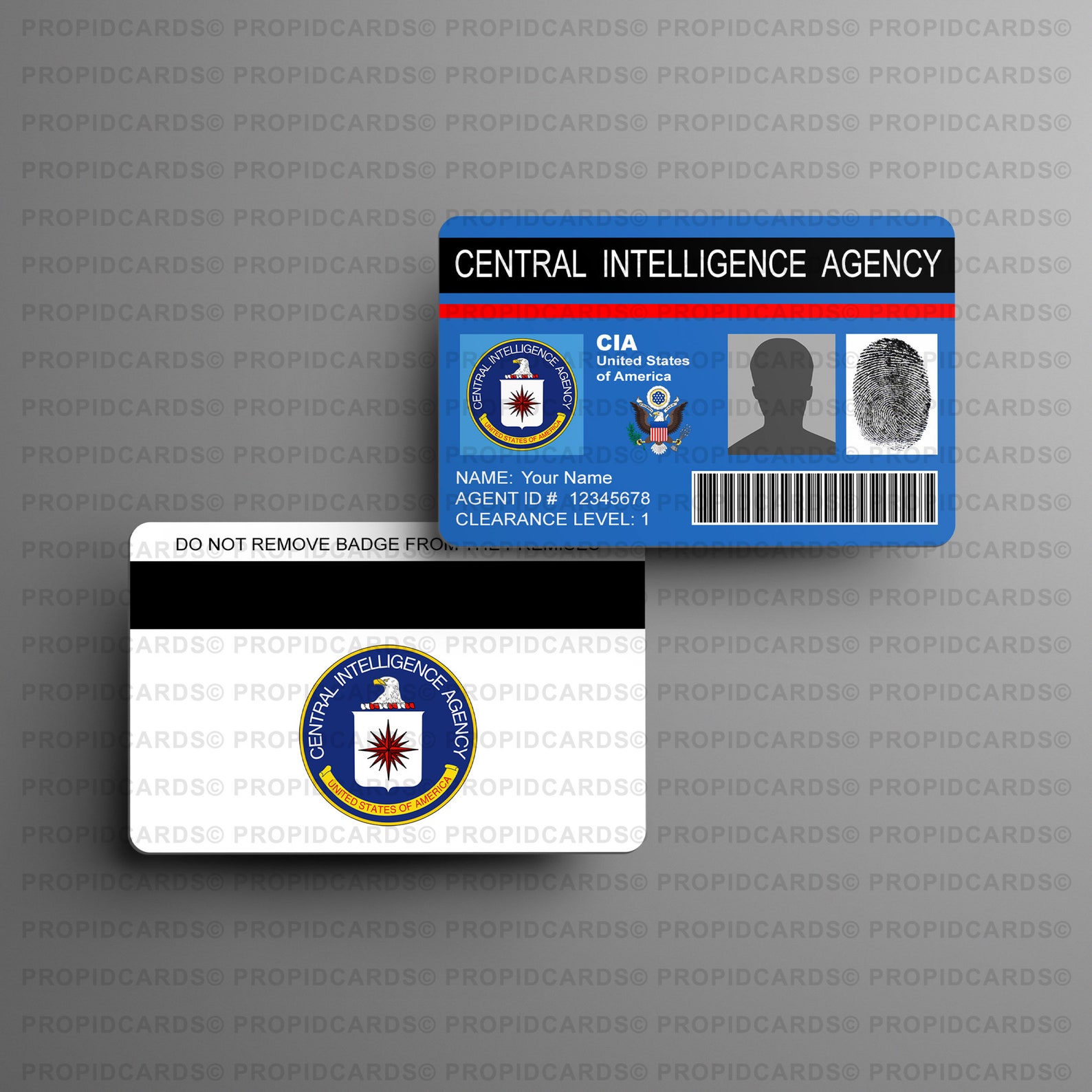 Novelty CIA ID Badges Movie Prop TV Props Central - Etsy Novelty CIA ID Badges Movie Prop TV Props Central - Etsy