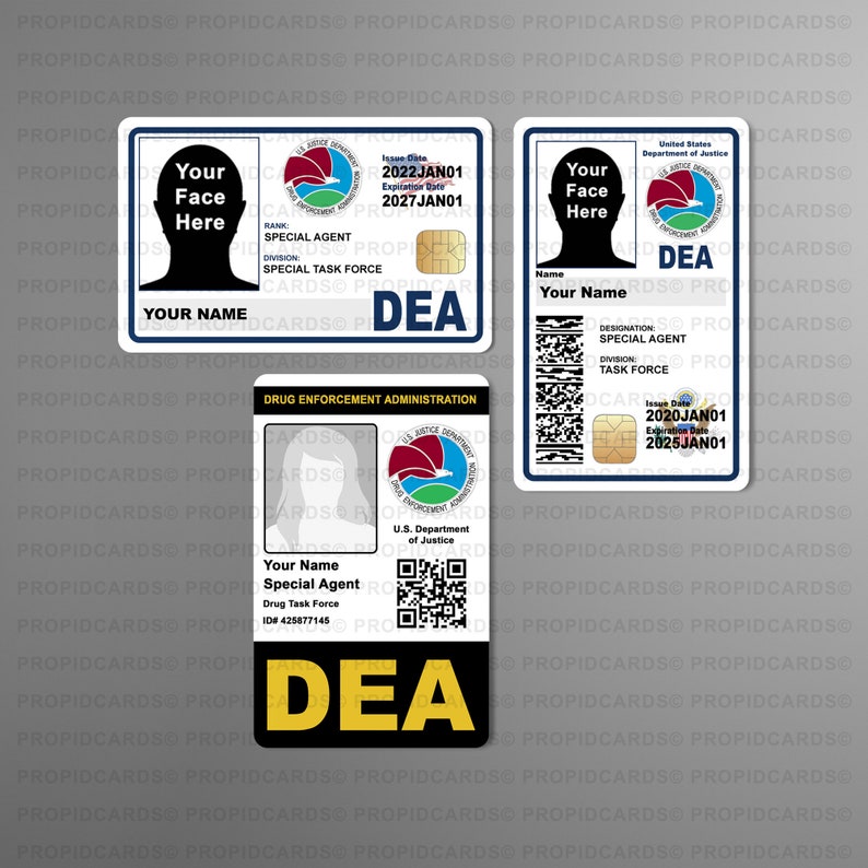 Novelty DEA ID Badges Movie & TV Props Drug Enforcement - Etsy