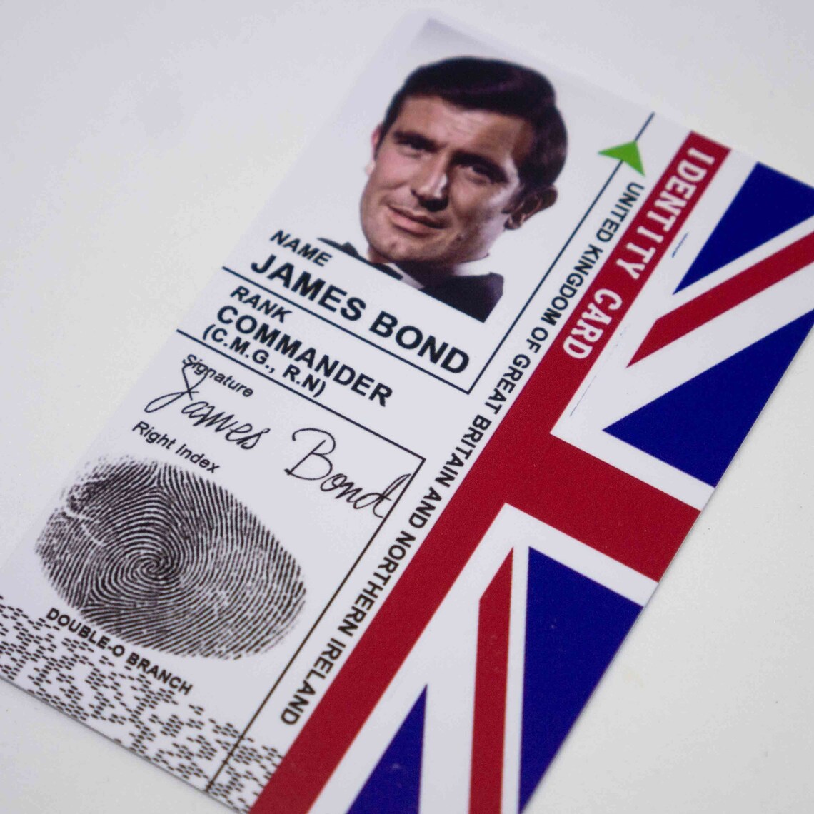 James Bond 007 Secret Agent ID Card Secret Intelligence | Etsy