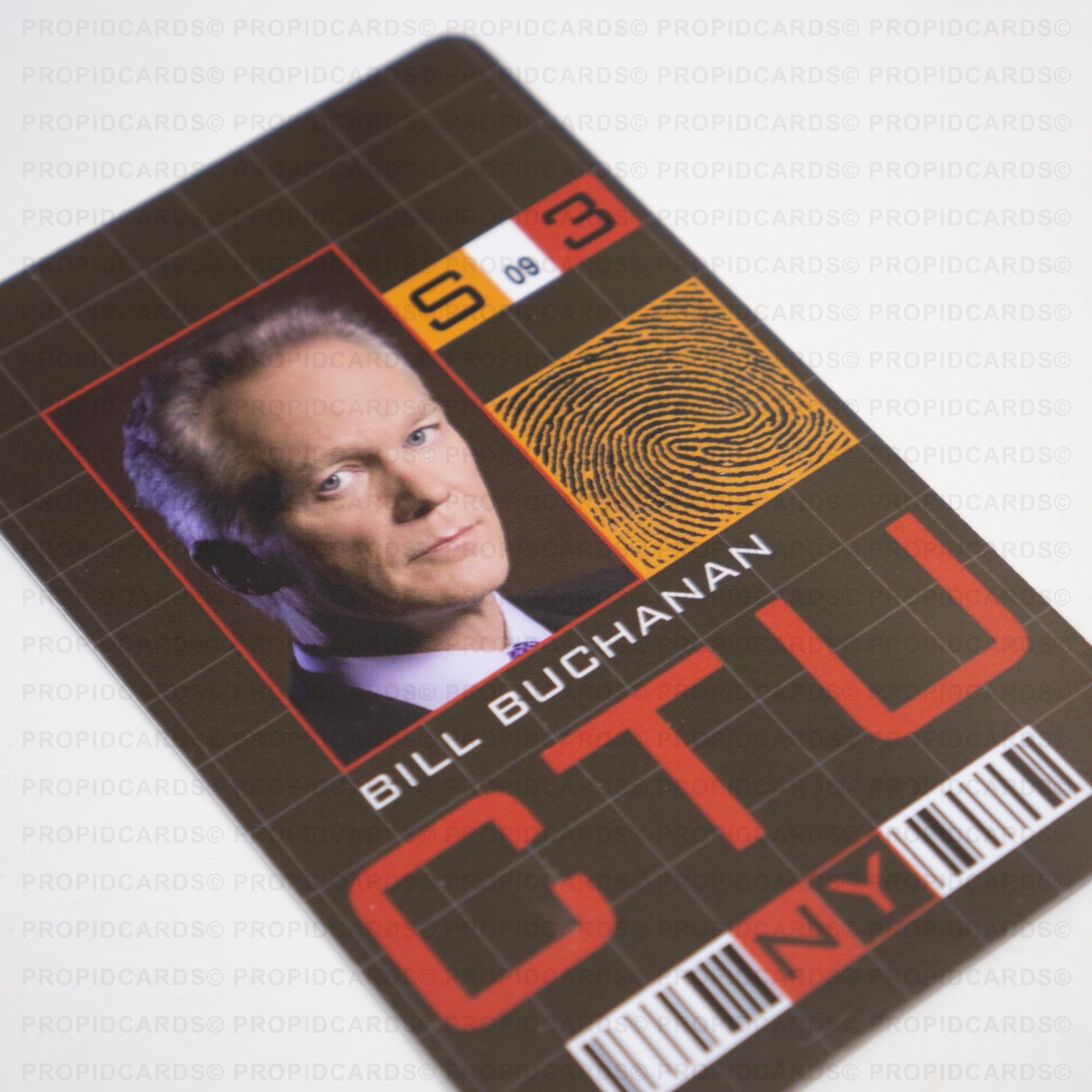 24 TV Show CTU ID Card Special Agent Jack Bauer Kiefer | Etsy