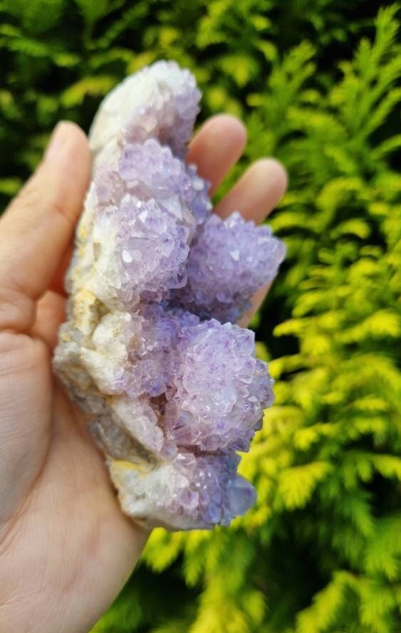 Lilac Spirit Quartz Cluster: South African Cactus Quartz - Etsy
